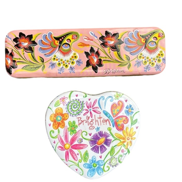 Brighton | Other | Brighton Jewelry Tin Boxes Set Of 2 Excellent ...